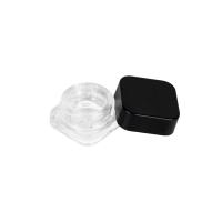 China 5ml Square Concentrate Glass Jar Child Resistant Cube Jar for sale