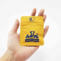 China Child-Resistant Zipper Smell Proof Stand Up Mylar Pouch Bag for sale