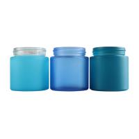 China Stylish 60mm Diameter Glass Storage Jars With Smooth Cap And Kid Resistant Child Lock Certificate for sale