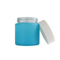 China Stylish 60mm Diameter Glass Storage Jars With Smooth Cap And Kid Resistant Child Lock Certificate for sale