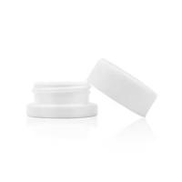 China Premium 9mL White Child Resistant Concentrate Glass Jar for sale