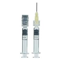 China 0.5ml Luer Slip Luer Lock Borosilicate Glass Syringes for CBD Oil for sale