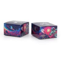 China Custom UV Foil Foldable Paper Packaging Luxury Sample Concentrate Jar Container Boxes for sale