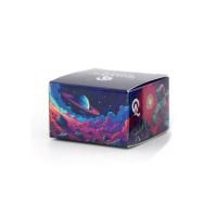 China Customized Print Mini 5ml 7ml 9ml Child Resistant Empty Glass Concentrate Jar Holographic Paper Box with Ice Pack for Oil Cream for sale