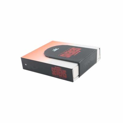 China 7 Pack Child Resistant Packaging Custom Pre Roll Magnetic Paper Box with Match Section for sale