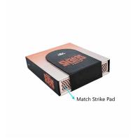 China Magnetic Child Resistant Paper Pre Roll Box with Match Compartment for Pre-Rolled Cones Customizable Color and Size for sale