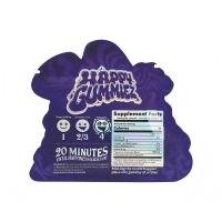 China Custom Printed Shape Die-Cut Mylar Bag 3.5 Grams for sale