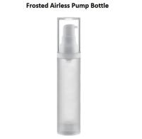 China PP Frosted Airless Pump Bottle 15g 30g 50g for Cream Foundation Vacuum Packaging for sale