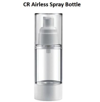 China CR 30ml Airless Pump Spray Bottle PP UV Spray Heat Transfer Custom for sale