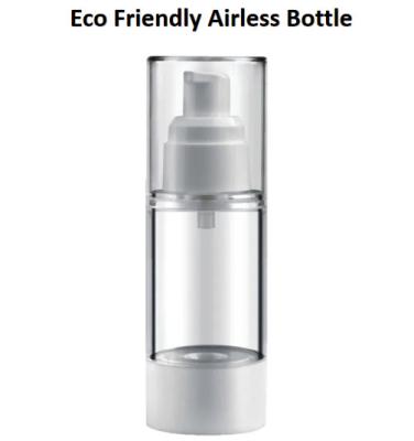China Custom Eco Friendly Airless Pump Bottles 15g 30g 50g AS Material for sale