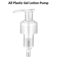 China All Plastic Gel Lotion Pump 24/410 28/410 2.3ml Output No Leaking Cosmetic Dispenser for sale