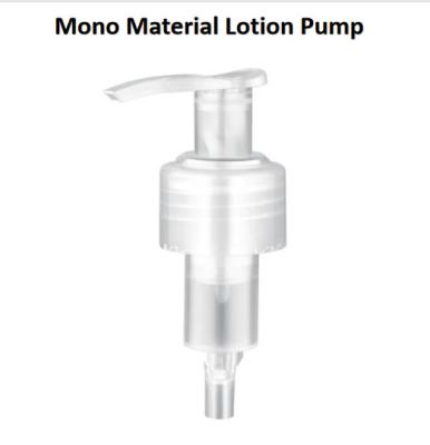 China Mono Material All Plastic Lotion Pump 24/410 28/410 Eco Friendly Liquid Soap Dispenser for sale