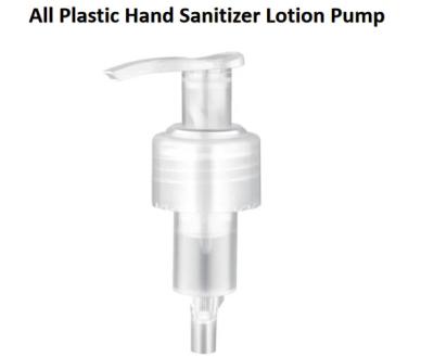 China All Plastic Lotion Pump Dispenser 24/410 28/410 2.7cc for Hand Sanitizer Bottle for sale