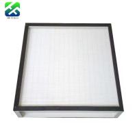 China H13 H14 HEPA And ULPA Filters U15 U16 U17 Mini Pleat HEPA Filter Glass Fiber for sale