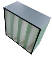 China Customized Compact Air Filters V Shaped Filters For Air Filtration In Supply Exhaust Systems for sale