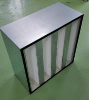 China Customized Compact Air Filters V Shaped Filters For Air Filtration In Supply Exhaust Systems for sale