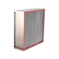 China H13 Stainless Steel Or Galvanized Frame High Temp Air Filters For Temperature Up To 250ºC for sale
