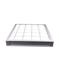 China G2 G3 G4 Panel Filters MERV3 4 Aluminum Mesh Frame Synthetic Fiber Air Filter for sale