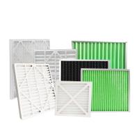 China MERV Pre Pleated Panel Air Filters For Insturial Air Conditioning System With Paper Frame for sale
