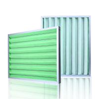 China OEM ODM Washable Pleated Panel Air Filters Mesh For Industrial Pre Filtration for sale