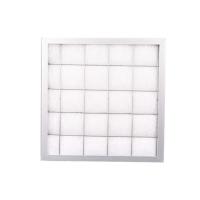China High Temperature Panel Air Filters With High Efficiency Organic Synthetic Fiber for sale
