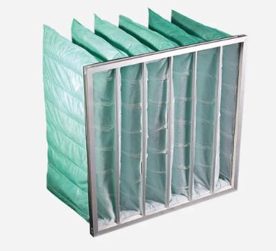 China High Dust Holding Capacity HVAC Bag Air Filters  F6 Pocket Filter OEM ODM Service for sale