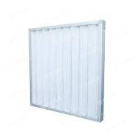 China Pleated Synthetic Fiber Medium Panel Type Pre Air Filter Accept OEM for sale