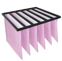 China Customized F5/F6/F7/F8/F9 Bag Air Filters For Industrial Paint Spray Booth for sale