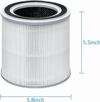 China Compatible With Hynik Alviera HH001 Air Purifier Filters 2-IN-1 Air Clean Dust VOCs Odor Removal for sale