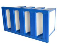 China H13 H14 V Bank Compact Air Filters Compact Hepa Filter For HVAC System for sale