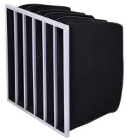 China Galvanized Steel Plate Bag Air Filters For Strong Adsorption Capacity for sale