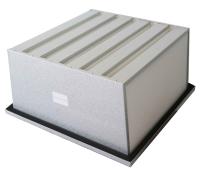 China V-Bank HEPA Air Filter With Box Type Structure And Initial Resistance Of 90 Pa for sale