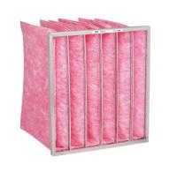 China HVAC Bag Filtration Air System Dust Collector Fiberglass Air Purifier Pocket Filter for sale