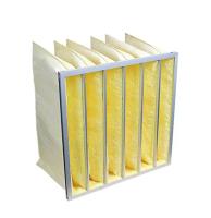 China HVAC Bag Filtration Air System Dust Collector Fiberglass Air Purifier Pocket Filter for sale