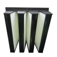 China 592 X 592x 292mm Compact  Air Filters F7 F8 H13 H14 Efficiency Plastic Frame for sale