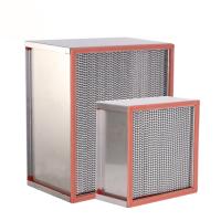 China Fiberglass H13 H14 High Temp Air Filters For Temperature Resistant Environment for sale