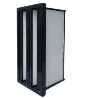 China Industrial MERV 11 and MERV 14 Air Filter Element V-Bank Dust Filter for sale