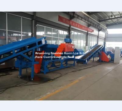 China 100kg/H PET Bottle Delabelling Crushing Washing Recycling Line for Plastic Flakes for sale