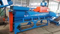 China 100kg/H PET Bottle Delabelling Crushing Washing Recycling Line for Plastic Flakes for sale