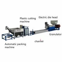 China Building Material Shops PP PE Waste Plastic Granules Extruder Machine for Making Granules for sale
