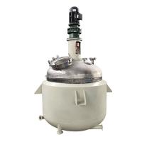 China 100L Jacketed Stainless Steel Chemical Reactor Batch Biodiesel Mixing Tank 1.1kW for sale