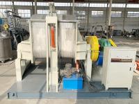 China Stainless Steel Rubber Kneader Mixer 5L to 2000L Manual or Hydraulic Batch Feeder for sale