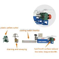 China Screw Material 40Cr Double Stage Plastic Pelletizer Machine for Recycling Waste PP PE for sale
