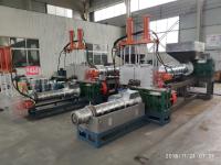 China Screw Material 40Cr Double Stage Plastic Pelletizer Machine for Recycling Waste PP PE for sale