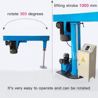 China Industrial Paint Mixer High Speed Disperser 4-75kw Hydraulic Lift Stainless Steel 1500rpm for sale