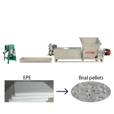 China 40 Cr Screw Material EPE Plastic Recycling Granulator Machine for Plastic Recycling for sale
