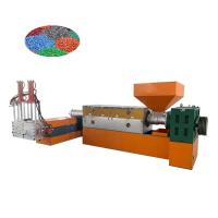 China Double Stage Plastic Pelletizing Machine 150kg/h 350kg/h PP PE HDPE LDPE Recycling with 45 Steel Screw for sale