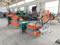 China Double Stage Plastic Pelletizing Machine 150kg/h 350kg/h PP PE HDPE LDPE Recycling with 45 Steel Screw for sale