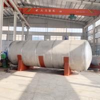 China 20000 Liter Stainless Steel Chemical Storage Tank 6mm Thickness SS304 for sale