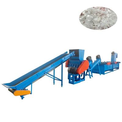 China Motor Driven Waste Plastic Crushing Washing Line Recycling Machine 1500kg/h PP PE Film for sale